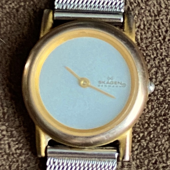 Skagen | Accessories | Vintage Skagen Denmark Two Tone Ultra Thin ...